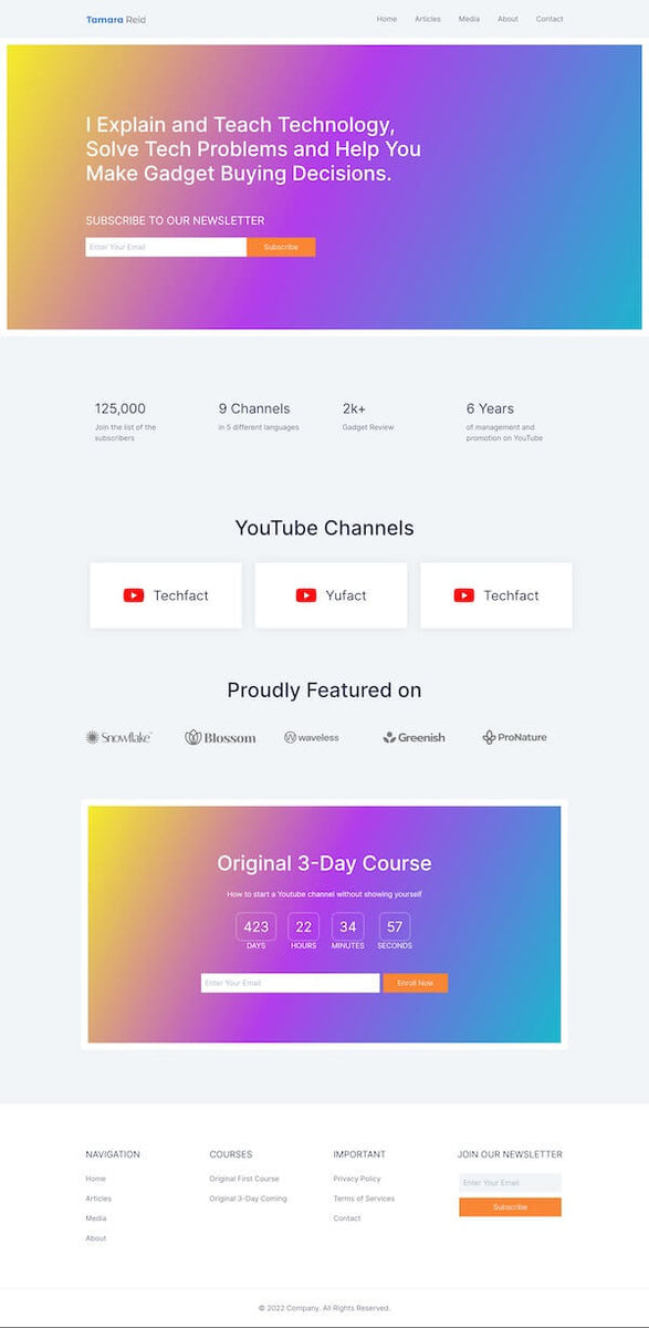 Tech Blogger Theme – nacgo!